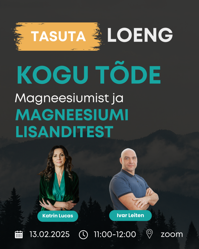 TASUTA loeng: Kogu tõde magneesiumist ja magneesiumi lisanditest? 🧩💡 ...